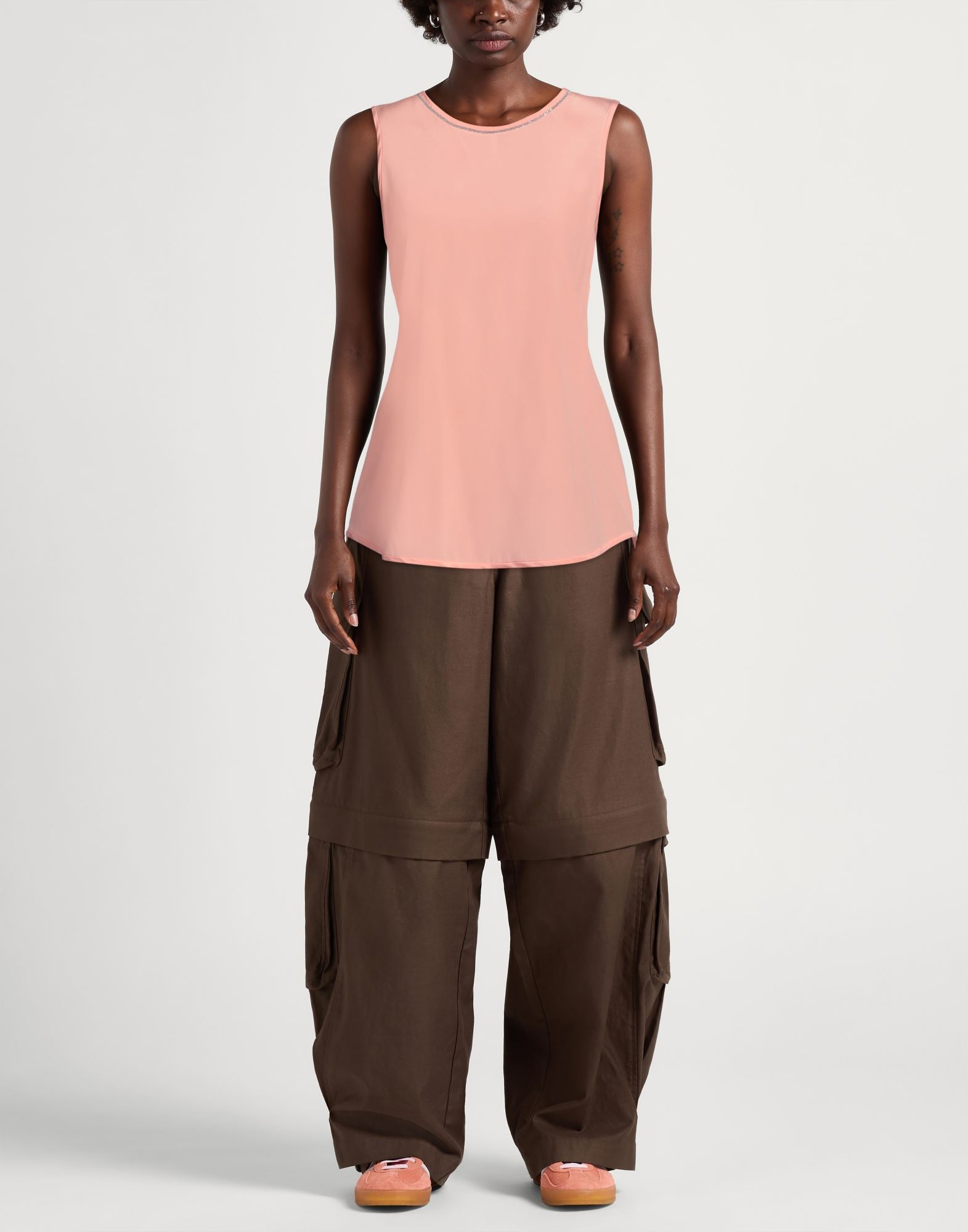 PESERICO PESERICO Silk and Elastane Sleeveless Top